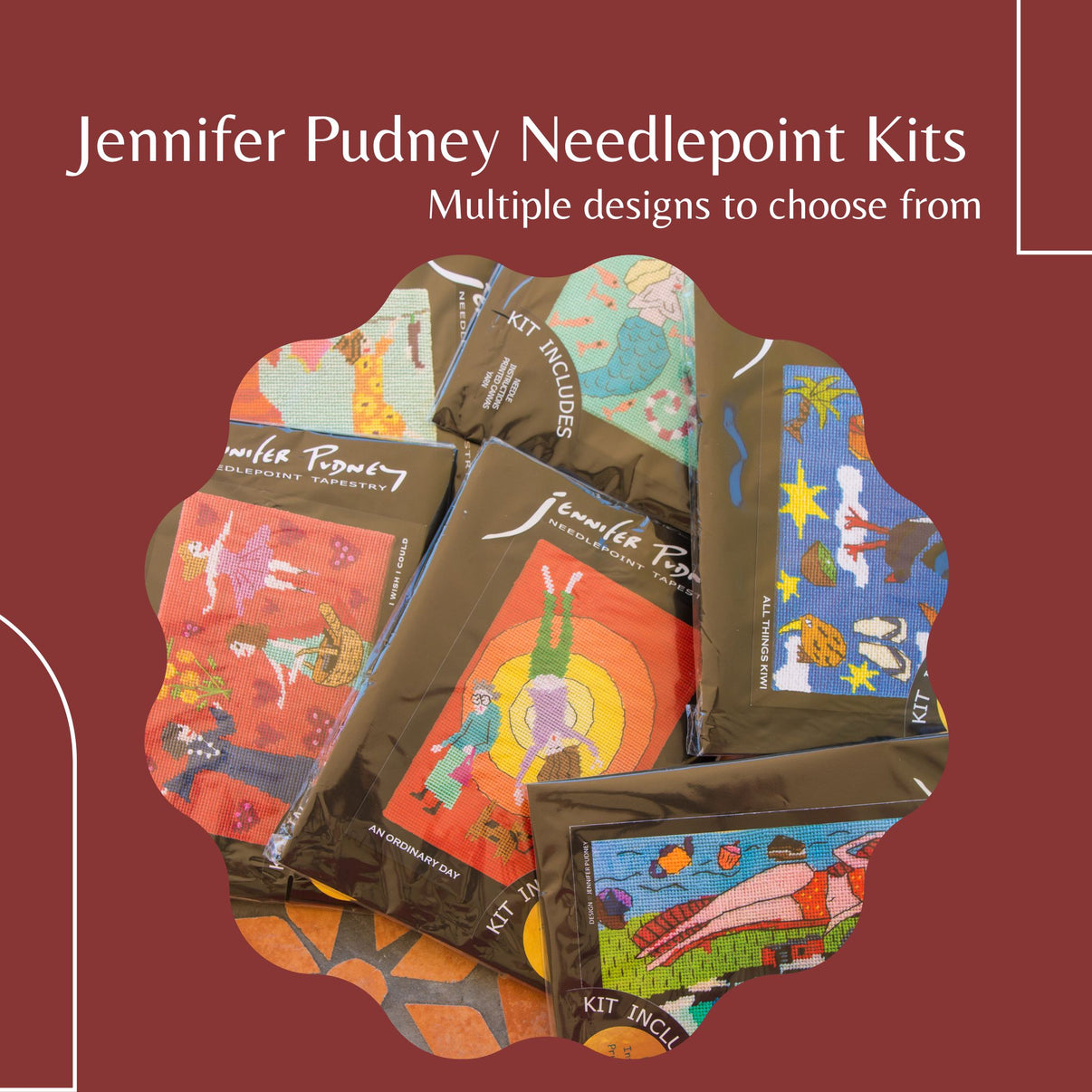 Jennifer Pudney Needlepoint Tapestry Kit - Needlepoint Kit – Bewitched ...
